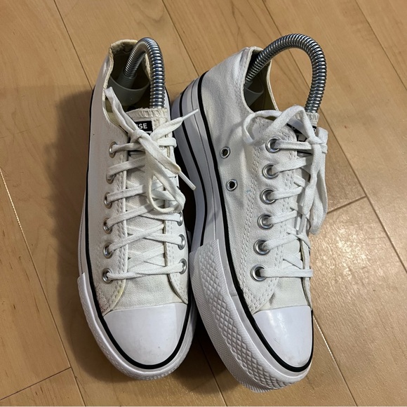 Converse | Shoes | Converse White Platform Hightop Sneakers | Poshmark